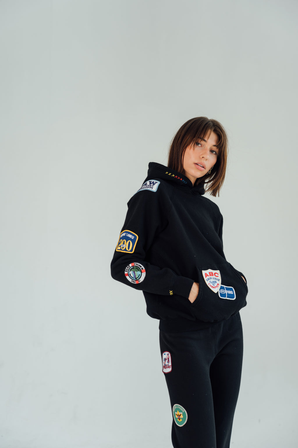 Side All Patched Up Hoodie – Riley 1880